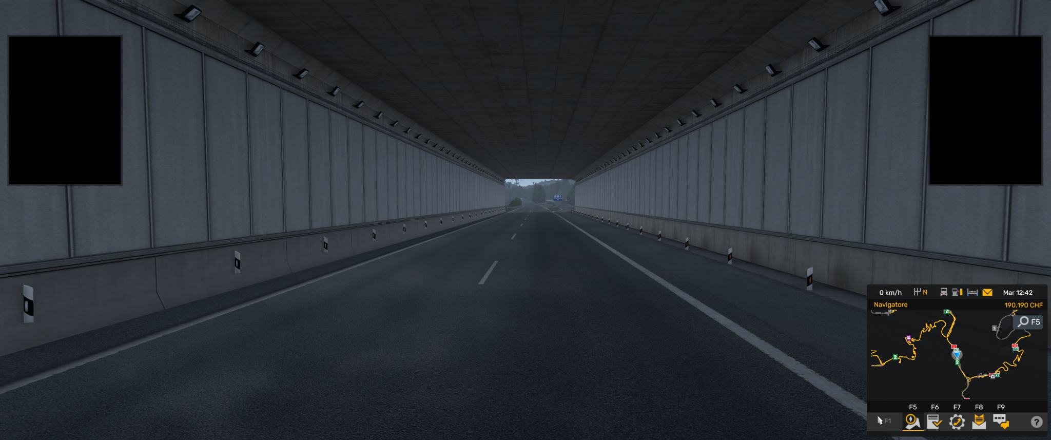 [Switzerland] General problem in tunnels: absent roadway marker lights (LED reflector posts ...